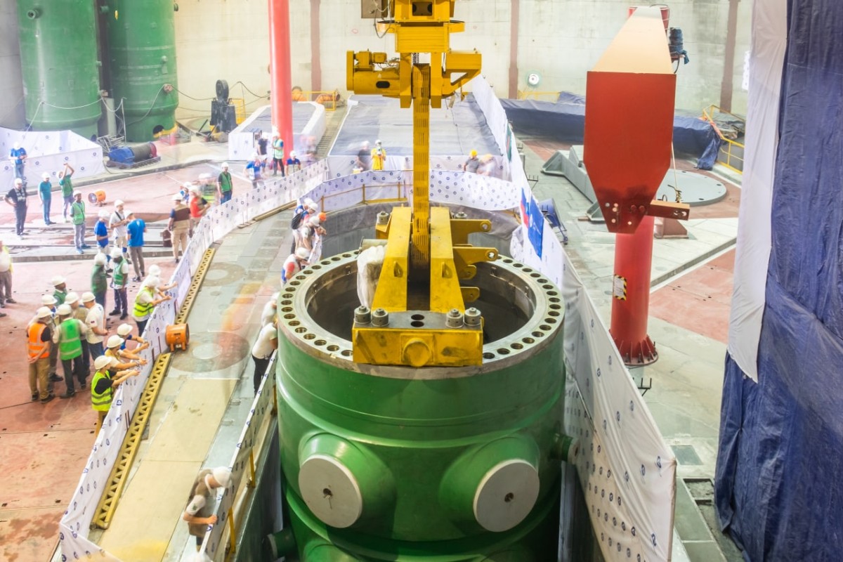 VVER-1200 reactor pressure vessel installed Rooppur NPP unit 2 ...